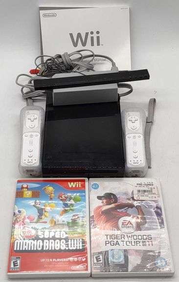 (Z) 2006 Nintendo Wii Black Console (Model RVL-101), Nintendo Wii ...