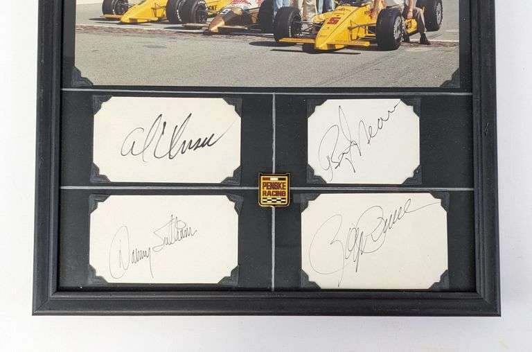 1988 Indy 500 All Penske Front Row Starters - Kraft Auction Service, LLC