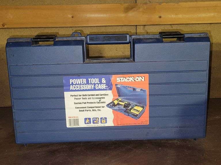 (B) Five Stack-On Power Tool And Accessory Cases - Kraft Auction ...