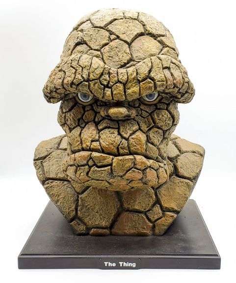 2004 Marvel The Thing Life Size Head Bust - Kraft Auction Service, LLC