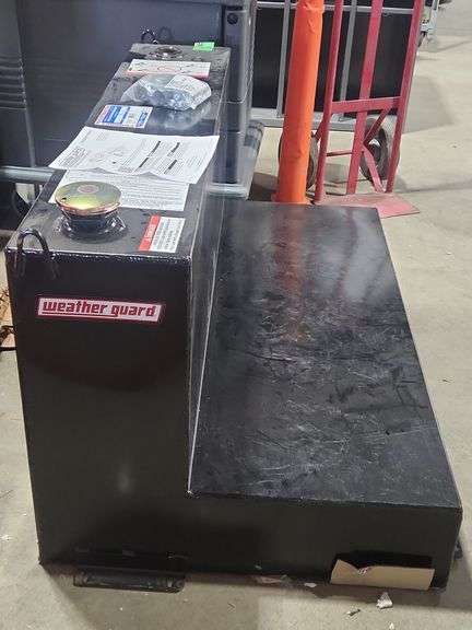 Weather Guard Transfer Tank: Black, L-Shape, 90 gal Capacity, Powder ... Weather Guard Transfer Tank: Black, L-Shape, 90 gal Capacity, Powder ...