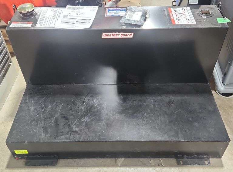 Weather Guard Transfer Tank: Black, L-Shape, 90 gal Capacity, Powder ... Weather Guard Transfer Tank: Black, L-Shape, 90 gal Capacity, Powder ...