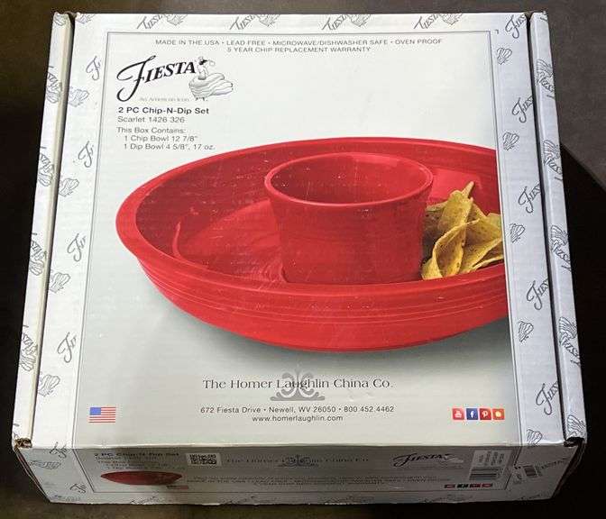 (AB) Fiesta 2 Pc Chip -N - Dip Set - Kraft Auction Service, LLC