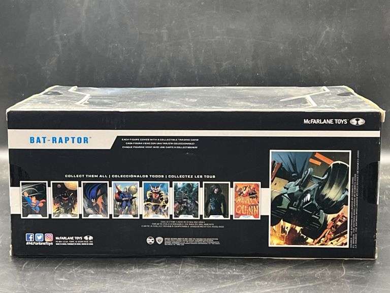 (J) Batman Detective Comics MDF Wall Sign And DC Multiverse Bat-Raptor ...