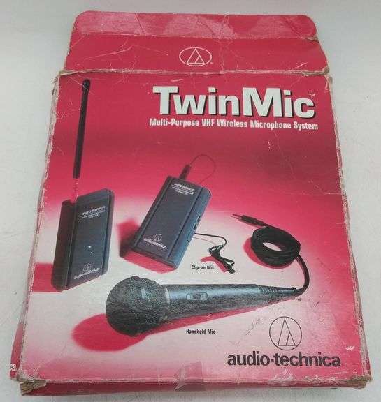 (Z)Twin Mic Multi-Purpose VHF Wireless Microphone System - Kraft Auction Service, LLC