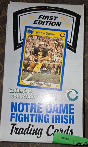 Notre Dame Fighting Irish Trading Cards First Edition - Kraft Auction ...