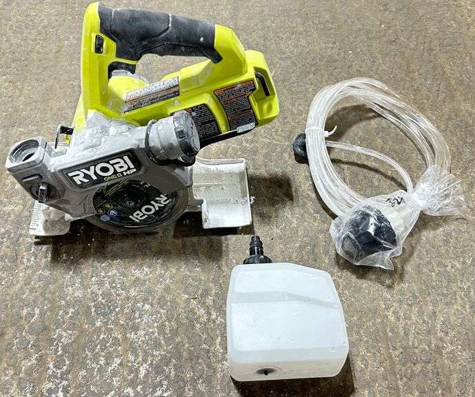 (CV) RYOBI One+HP 18V Handheld Wet/Dry Masonry Tile Saw - Kraft Auction ...