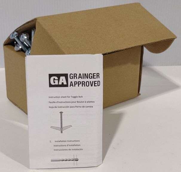 Grainger Toggle Bolts & Anchors - Kraft Auction Service, LLC