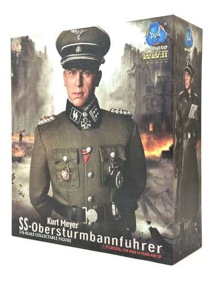 WW II German SS Obersturmbannfuhrer Kurt Meyer Did Co Action Figure NIB - Kraft Auction Service, LLC