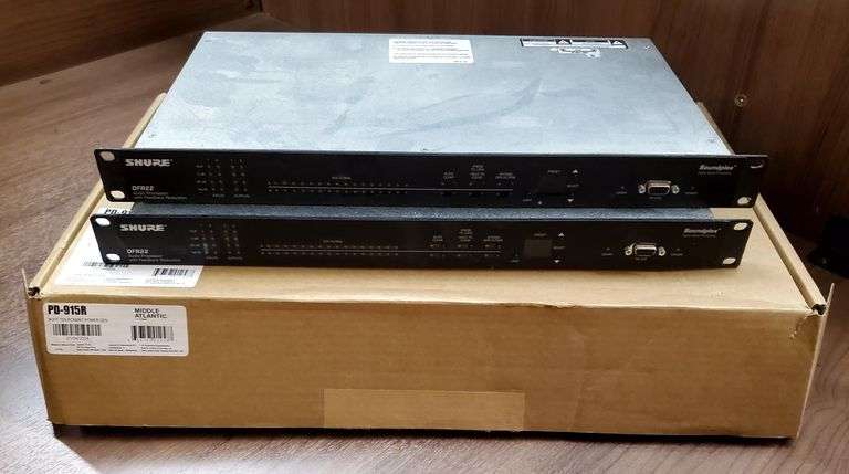 2x Shure Audio Processor with Feedback Reduction - Kraft Auction ...