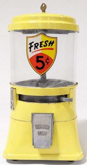 1940's Regal 5 Cent Peanut Vending Machine - Kraft Auction Service, LLC