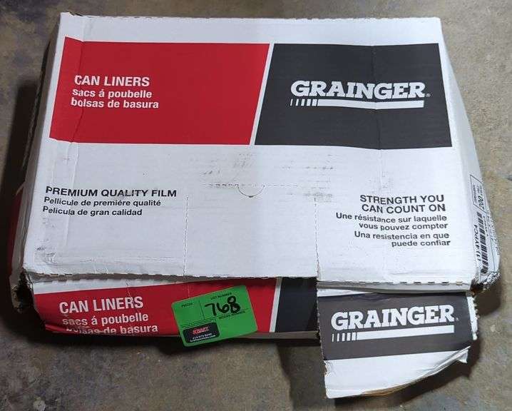 Grainger 55 Gallon Trash Bags - Kraft Auction Service, LLC