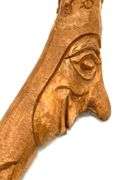 Autographed Hand Carved Wooden Joker Walking Stick - Kraft Auction ...