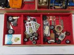 Johnny Rutherford's Slot Car Tool Box and Cars - Kraft Auction Service, LLC