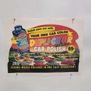 Vintage Dupli-Color Cardstock Sign & Artist Proofs - Kraft Auction ...