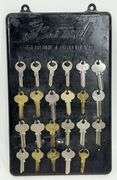 Early Genuine Ford Dealership Key Display Rack - Kraft Auction Service, LLC