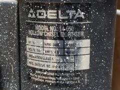 Delta Hollow-Chisel Mortiser Model #14-650 - Kraft Auction Service, LLC