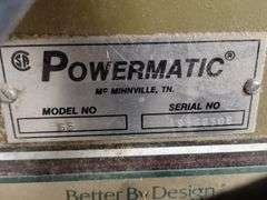 Powermatic Table Saw Station (Model 66)(96"×68"×34") - Kraft Auction ...