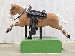 Vintage Restored "Sandy" Horse Kiddie Ride - Kraft Auction Service, LLC