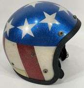 1970s Stars & Stripes Easy Rider Motorcycle Helmet - Kraft Auction ...