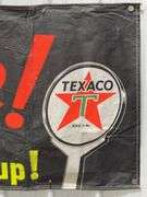7ft 1950s Texaco Service Station Canvas Adv Banner - Kraft Auction ...