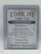 (BP) Donald Trump Iconic Ink Triple Cuts Facsimile Autographs with ...