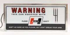 Vintage Hurst Floor Shift Lighted Advertising Sign - Kraft Auction ...