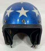 1970s Stars & Stripes Easy Rider Motorcycle Helmet - Kraft Auction ...