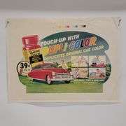 1950 Dupli-Color Cardstock Sign & Artist Proofs - Kraft Auction Service ...