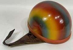 1950s-60s Motorcycle TT Racing Crash Helmet - Kraft Auction Service, LLC