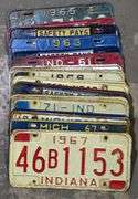 (G) Metal licence plates. - Kraft Auction Service, LLC