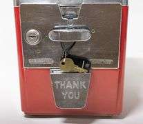 Vintage Atlas Master 10 Cent Gumball Machine - Kraft Auction Service, LLC