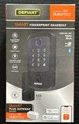 (EZ) Defiant Fingerprint Electric Smart Lock Deadbolt - Kraft Auction ...