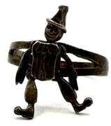 Vtg. Sterling Silver Articulating Jester Ring - Kraft Auction Service, LLC