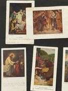 (10) Antique German Prayer Devotional Cards - Kraft Auction Service, LLC