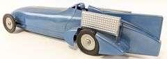 Restored Kingsbury Windup Blue Bird Race Car - Kraft Auction Service, LLC