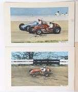 (4) Johnny Rutherford's Signed Action Photo - Kraft Auction Service, LLC