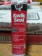 Dap Kwik Seal Adhesive Caulk Almond Color - Kraft Auction Service, LLC