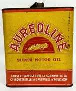 Vintage Aureoline Motor Oil 5 Liter Can w/ Racer - Kraft Auction ...