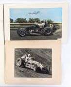 (4) Johnny Rutherford's Signed Action Photo - Kraft Auction Service, LLC