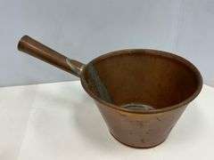 Vtg. Copper Ladles, Pot and More - Kraft Auction Service, LLC