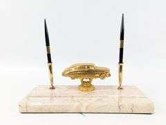 Jimmy Bryan's Hudson Hornet Pen & Pencil Desk Set - Kraft Auction ...
