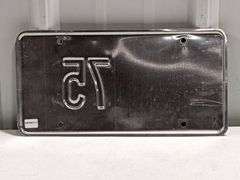 (5) Indianapolis 500 Pace Car License Plates - Kraft Auction Service, LLC