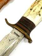 Sweden P. Holmberg Eskilstuna Stag Handle Knife with Sheath - Kraft ...