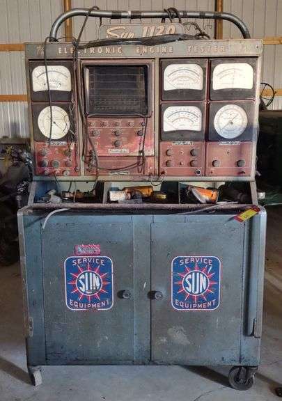 Sun Electric Corporation Electronic Engine Tester Station w/ Sun ...