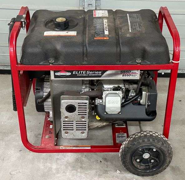 (AO) Briggs & Stratton Elite Series Single Phase Portable Generator i ...