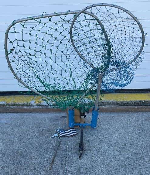 (S) Walker Deep Troller With 2 Fishing Nets. - Kraft Auction Service, LLC