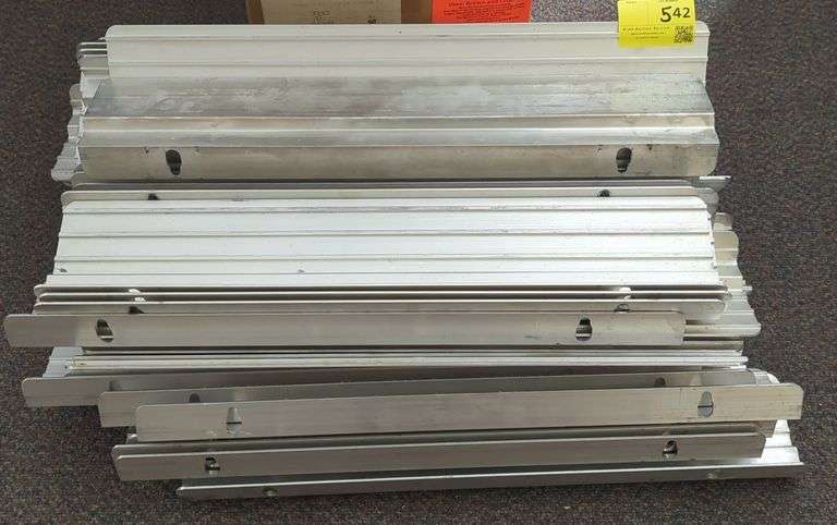 Aluminum Chalkboard Parts, Eraser Racks - Kraft Auction Service, LLC