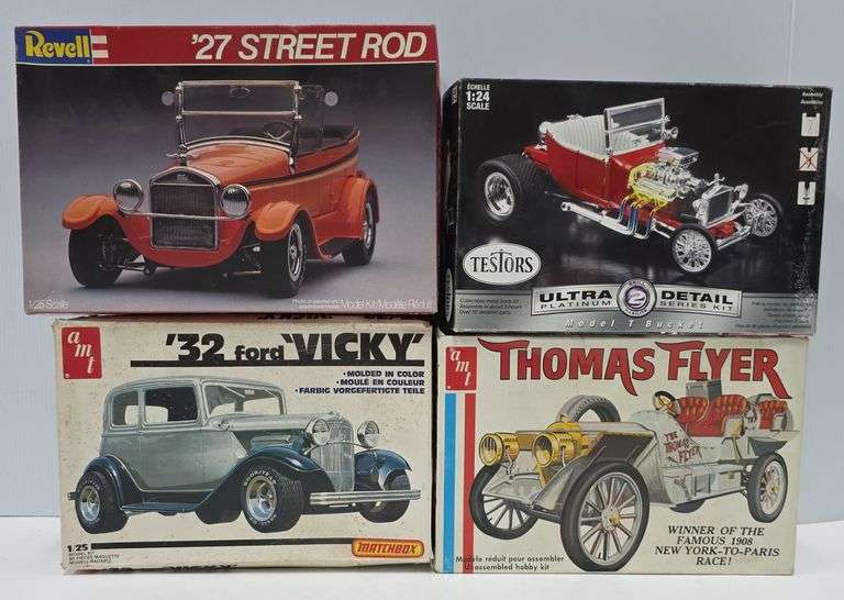 (AN) AMT, Revell & Testors Model Kits - Kraft Auction Service, LLC