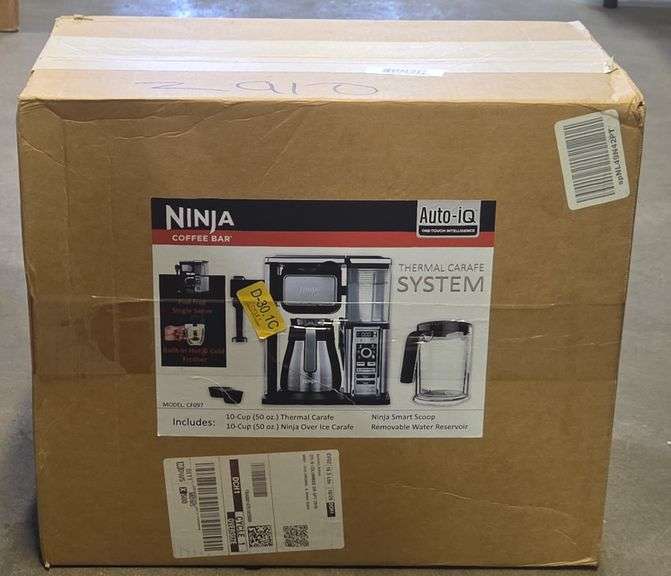 (QR) Ninja Coffee Bar model CF097 - Kraft Auction Service, LLC